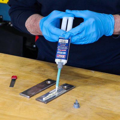 Sealey Rapid Set MMA Adhesive Mixing Nozzles 2 Pieces Accurate Less Waste