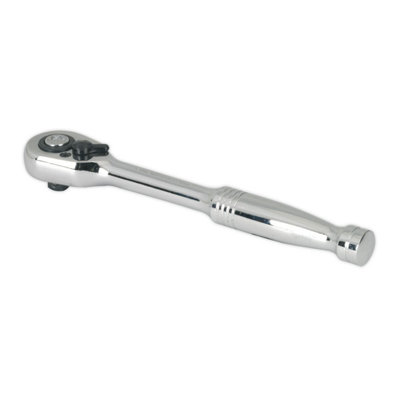 Sealey Ratchet Wrench 1/4"Sq Drive Pear-Head Flip Reverse S0704
