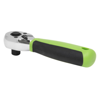 Sealey Ratchet Wrench 3/8"Sq Drive Stubby Flip Reverse