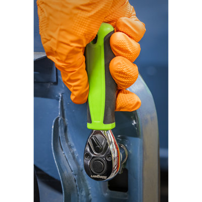 Sealey Ratchet Wrench 3/8"Sq Drive Stubby Flip Reverse