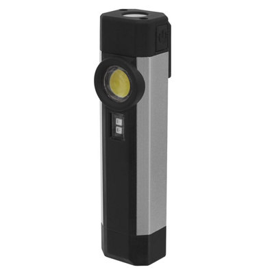 Sealey Rechargeable Aluminium Pocket Light with UV 3W COB & 1 SMD LED ...