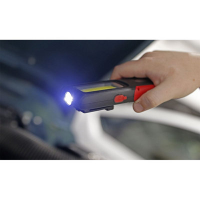 Sealey Rechargeable Inspection Light 5W COB & 3W SMD LED with Power ...
