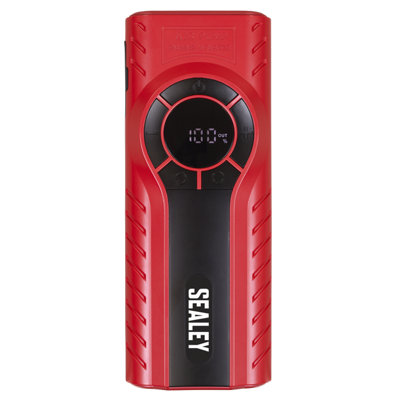 Sealey RoadStart 12V Jump Starter & Tyre Inflator 1200A Compact Lighweight