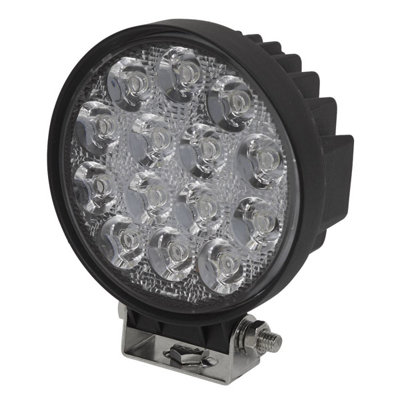 Buy Sealey Round Work Light 42W SMD LED 3360 Lumens Mounting Bracket ...