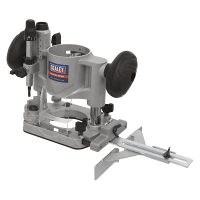Sealey Router Plunge Base With Trimmer Guide 2 Spanners Safety Guard ...