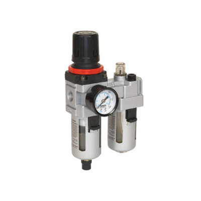 Sealey SA2001 Air Filter Regulator Lubricator Heavy-Duty 145psi 125psi