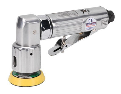 Sealey SA70 Air Orbital Sander Mini Disc Aluminium Housing 50mm