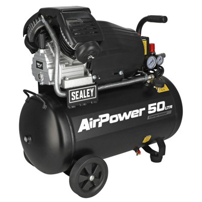 Sealey SAC5030VA 50L V-Twin Direct Drive Air Compressor 3hp