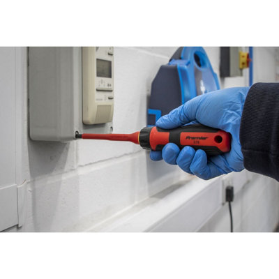 Sealey Screwdriver Set Interchangeable 8 Pieces VDE Approved Slotted ...