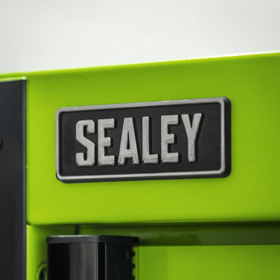 Sealey Side Locker With Castors With Steel Inner Walls 1864mm Green ...