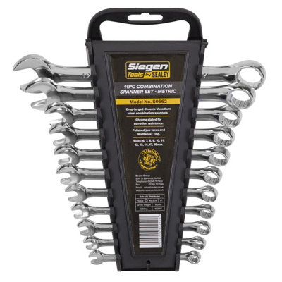 Sealey Siegen Combination Spanner Set 11pc S0562