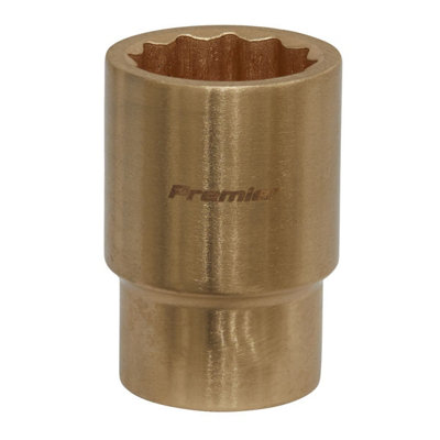 Sealey Socket 21mm 1/2" Square Drive Non-Sparking WallDrive 12 Point NS054