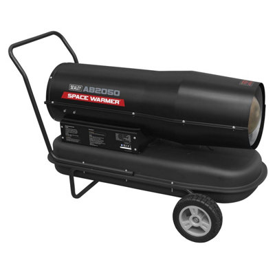 Sealey Space Warmer Kerosene/Diesel Heater 205,000Btu/hr with Wheels