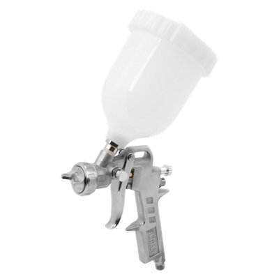 Sealey Spray Gun Gravity Feed 1.5mm Set-Up For Water Based Paint SSG503