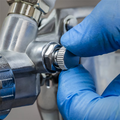 Sealey Spray Gun Gravity Feed 1.8mm Set Up With Adjustable Paint Flow ...