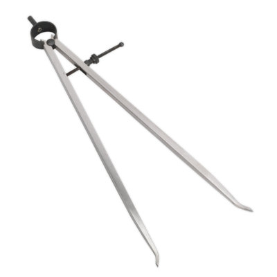 Sealey Spring Calliper 300mm Internal Brushed Metal Finish Silver ...