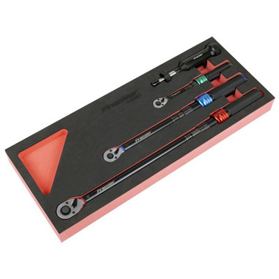 Sealey STW909SETB Premier Black Torque Wrench Micrometer & Torque ...