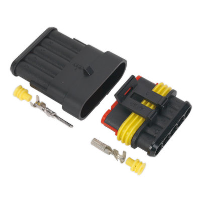 Sealey Superseal Male & Female Connector With Housing Terminals 5-Way ...