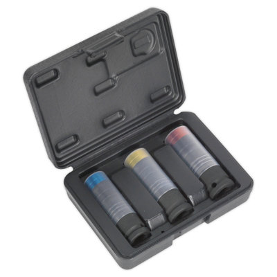 Sealey Sx039 Alloy Wheel Ultra-Power Impact Socket Set 3Pc 1/2Sq Drive