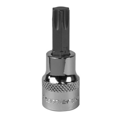 Sealey T50 3/8" Square Drive TRX-Star Socket Bit Polished Mirror Finish ...