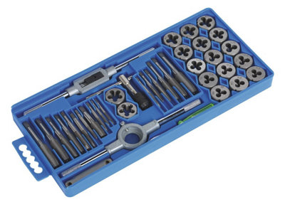 Sealey Tap & Die Set 40pc Split Dies - Metric AK301