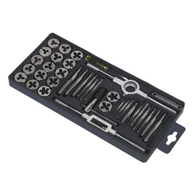 Sealey Tap & Die Set 40pc Split Dies - Metric AK301