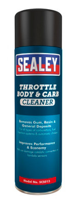 Sealey Throttle Body & Carburettor Cleaner 500ml Pack of 6 SCS013