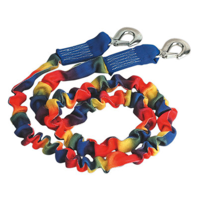 Sealey Tow Rope Heavy Duty Stitched Hook 3000kg Rolling Load Capacity ...