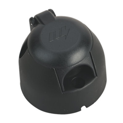 Sealey Towing Socket N-Type Manufactured From Plastic 12V 7-Pin - Black ...