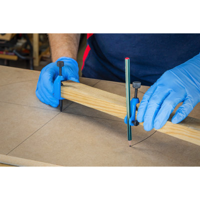 Sealey Trammel Point Set 2pc 3/8" To 1-1/4" Knurled Screws Width ...