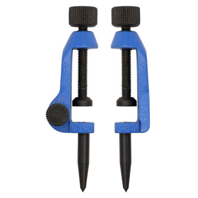 Sealey Trammel Point Set 2pc 3/8" To 1-1/4" Knurled Screws Width Scribing TPS02