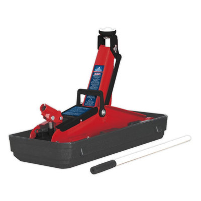 Sealey Trolley Jack 2 Tonne Short Chassis with Storage Case 1100CXD