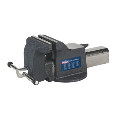 Sealey Vice 100mm Heavy Duty All Steel With Bench Mounting 3000 kg/m² ...