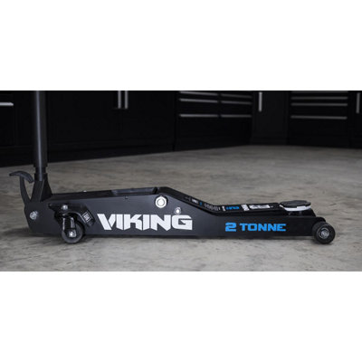 Sealey Viking Low Profile Long Reach Trolley Jack 2 Tonne with Rocket ...