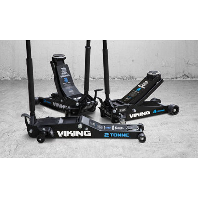 Sealey Viking Low Profile Long Reach Trolley Jack 2 Tonne with Rocket ...