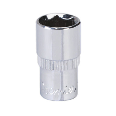 Sealey WallDrive Socket 10mm 1/4" Square Drive Fully Polished Finish SP1410