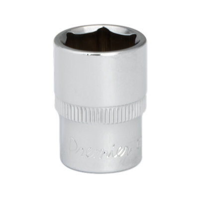 Sealey WallDrive Socket 13mm 1/4" Square Drive Fully Polished Finish ...
