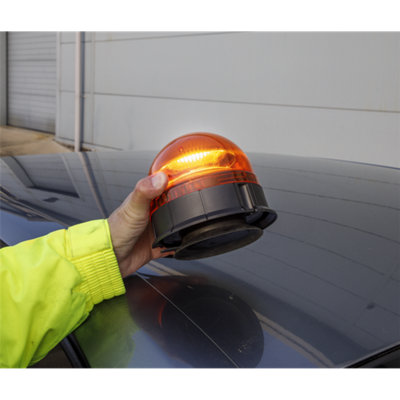 Sealey Warning Beacon LED 12V 24V Magnetic Base Emergency Light WB954LED
