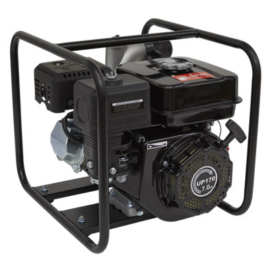 Sealey Water Pump 50mm 5.5hp Petrol Engine Featuring 50mm Inlet/Outlet ...