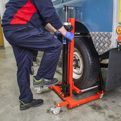 Sealey Wheel Removal/Lifter Trolley 80kg Quick Lift WD80