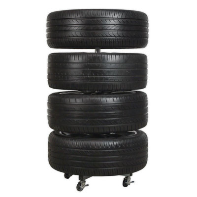 Sealey Wheel Storage Trolley 100kg Capacity STR004