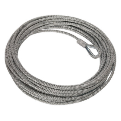 Sealey Wire Rope 13mm x 25m Line Pull For RW8180 Wireless Winch RW8180 ...
