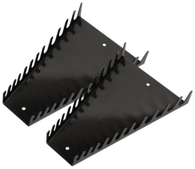Sealey WR03 Spanner Rack Magnetic Capacity 12 Spanners - Twin Pack ...