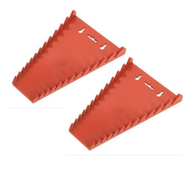 Sealey WR04 Spanner Rack Capacity 12 Spanners Twin Pack | DIY at B&Q