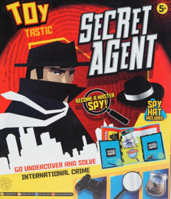 Secret Agent Spy Set Kids Fun Toy Solve Crime Game Undercover Xmas Gift ...