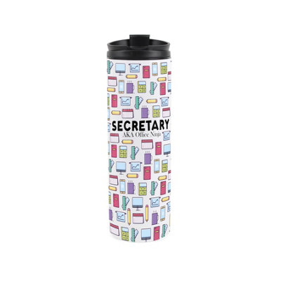 Secretary Travel Mug - Novelty Trades Gift Stainless Steel Vacuum ...