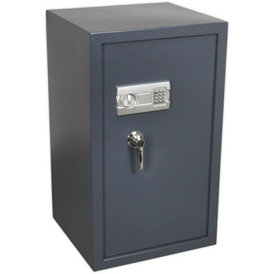 Secure Electronic Combination Cash Safe - Wall Mounted with Twin ...