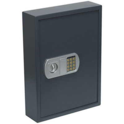 Secure Electronic Combination Key Cabinet Safe for 100 Keys - Heavy ...