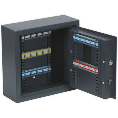 Secure Electronic Combination Key Cabinet Safe for 25 Keys - Heavy Duty ...