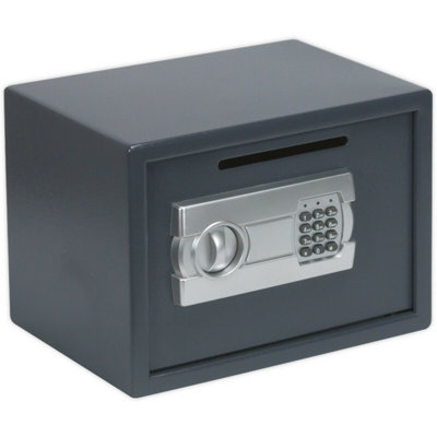 Secure Electronic Combination Safe with Cash Deposit Slot - Wall ...